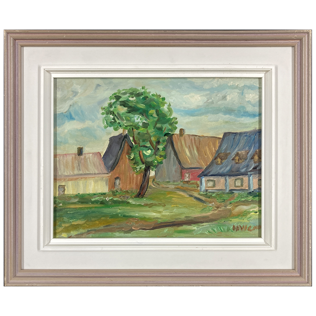 Le 1ier du cours de LeBon par Davignon artiste peintre québécois